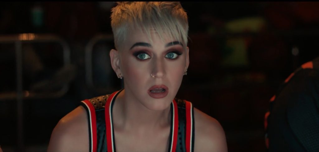 Katy Perry’s “Swish Swish” music video is very meta