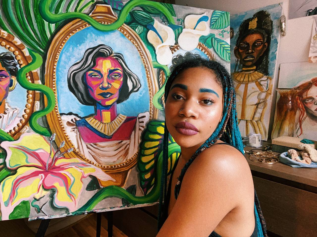 Artist Janaya Nyala's expressions of growth, fragility, and ...