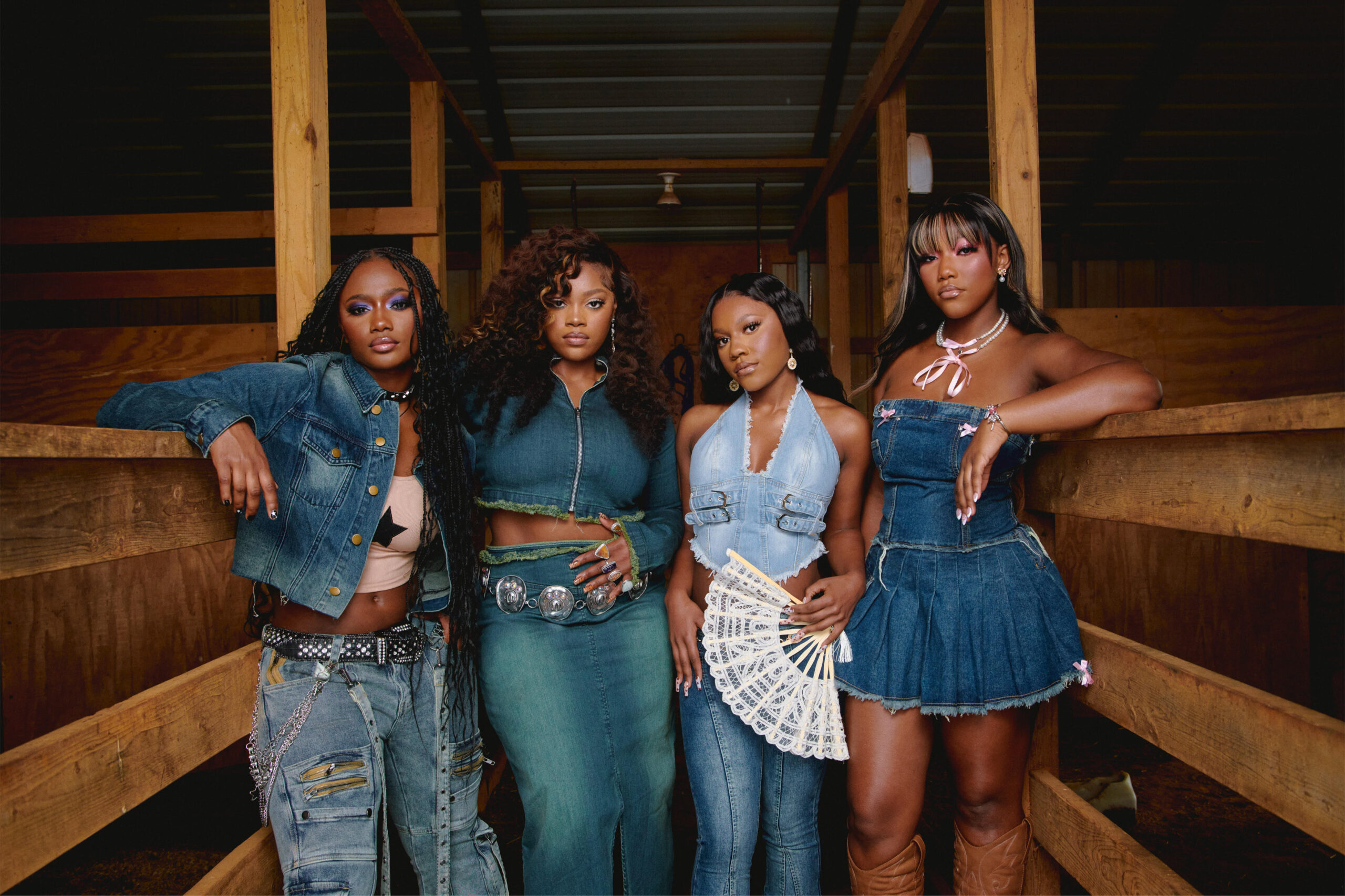 Introducing The Black Girls Of Country Sister Group "The BoykinZ" - Galore