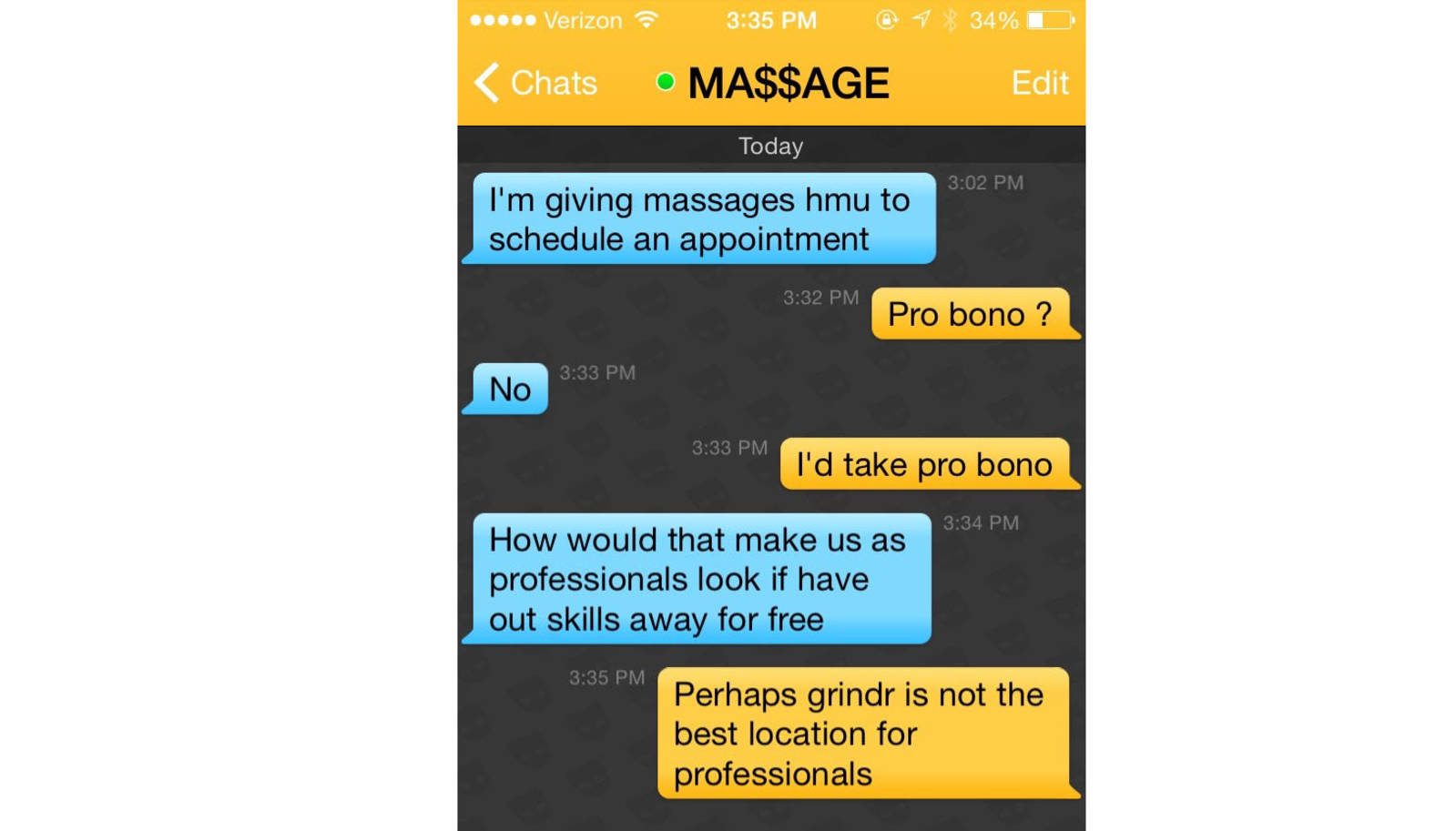 Weirdest Grindr Messages Ever