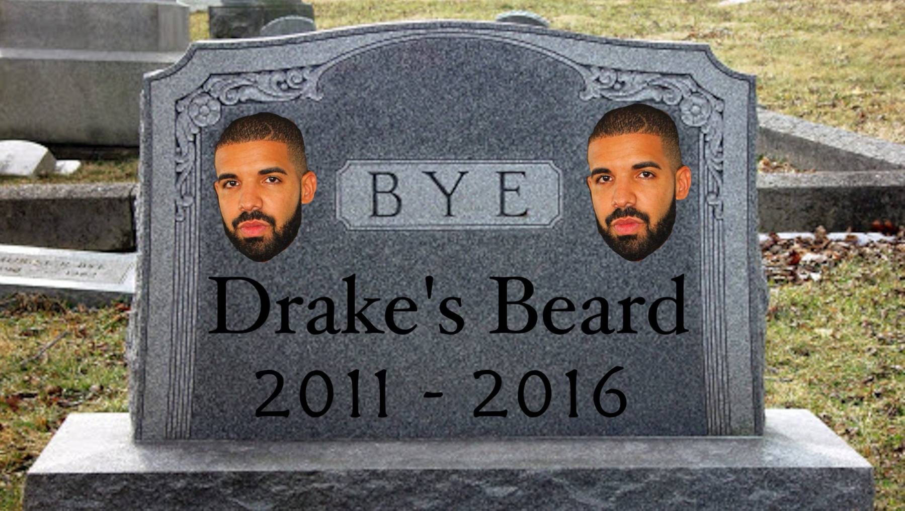 Drake Shaved His Beard Off His Face